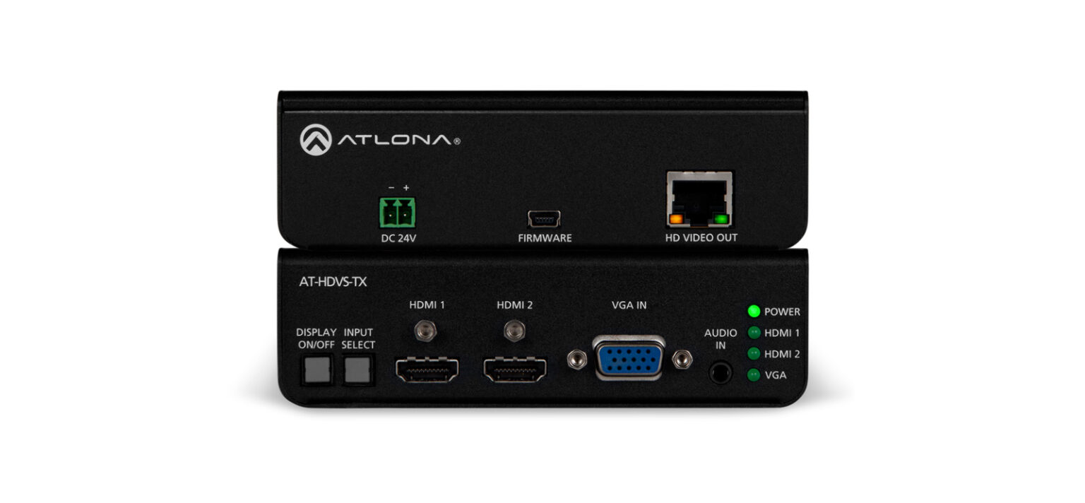 Dual HDMI and VGA/Audio to HDBaseT Switcher