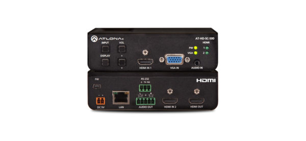 Three-Input HD Video Scaler for HDMI and VGA Signals