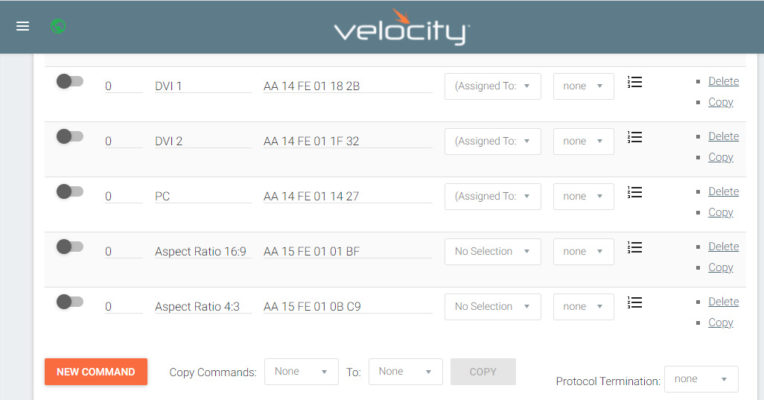 Advanced Driver Features for Experienced Velocity Developers - Atlona ...