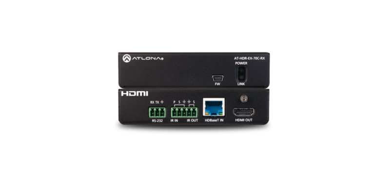 AT-HDR-EX-70C-RX: 4K HDR 40 M HDBaseT Receiver