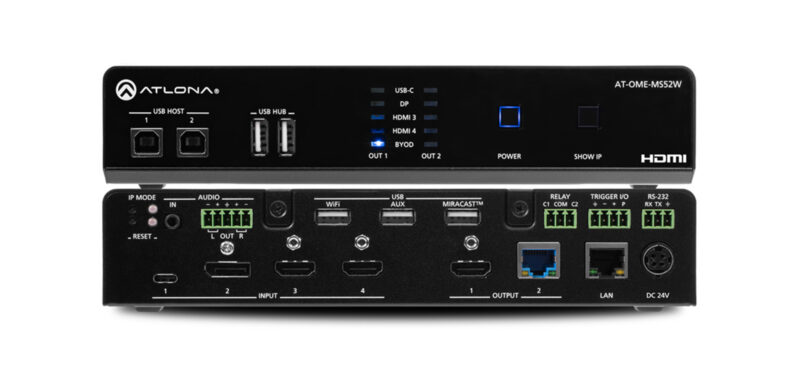 5×2 Matrix Switcher with USB Hub and Wireless Link *** Discontinued ...